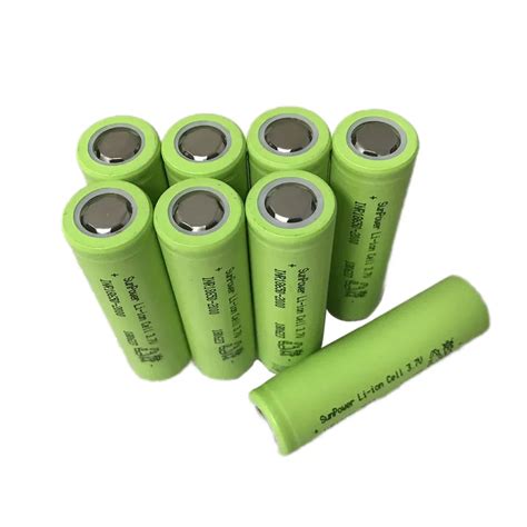 Bulk Stock Cylindrical Lithium Cell 18650 2000mah 37v Rechargeable Li
