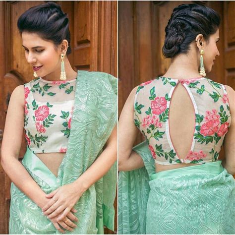 Latest Saree Blouse Designs Front And Back Top 30 Trendy Designs