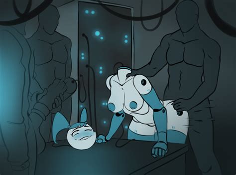 Rule 34 2018 Android Blue Body Blue Nipples Breasts Clothing Erection