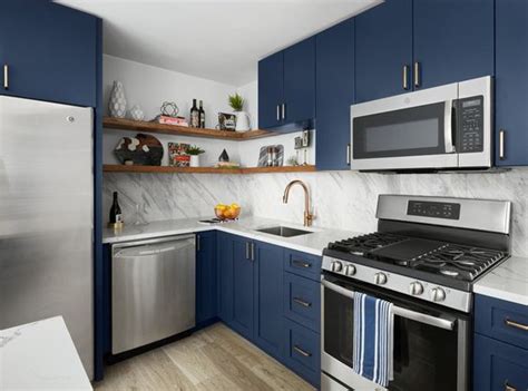 15 Lindos Diseños De Cocinas De Color Azul Cocinas Rusticas