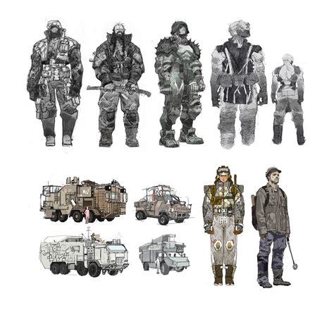 Eune Ryu Character Concept Doodles