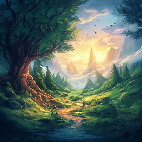 Draw Fantasy Background And Landscape By Distarkh Fiverr