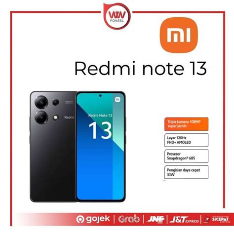 Promo Hp Xiaomi Redmi Note Ram Gb Internal Gb Garansi Resmi Diskon Di Seller Wwponsel
