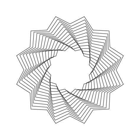 Geometric Fractal Abstract Shape 20484535 Vector Art At Vecteezy