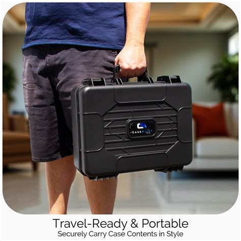 156 Inch Hard Laptop Case Rugged Shockproof Travel Case With Foam P