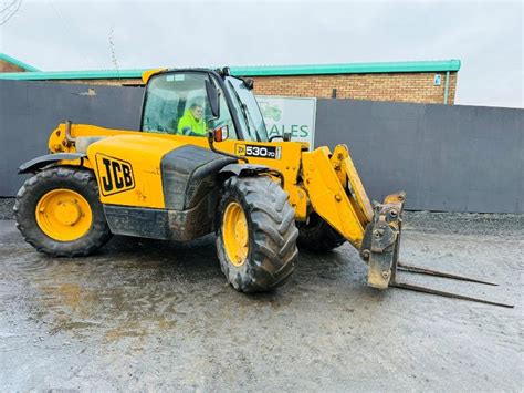 Jcb 530 70 Farm Special 4wd Telehandler Cw Pallet Tinesvideo