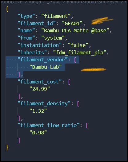 Feature Request Add Filamentid And Filamentvendor Input Boxes On