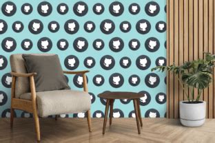 Github Logo Seamless Patterns Graphic By Fromporto Creative Fabrica
