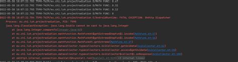 android kotlin tries to cast a double to an int for no reason