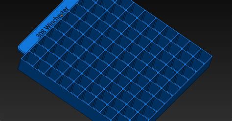 Reloading Tray 308 Ladebrett Wiederladen By Chewiechris Download Free Stl Model