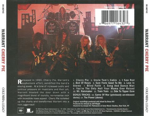 Warrant Cherry Pie America Dvd