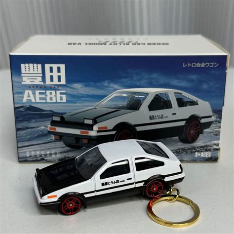 Alloy Car Model Toyota Ae86 Simulation Car Toy Benz Jimny Keychain