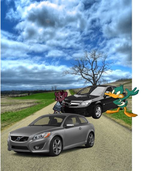 Plucky Duck And Olivia Flaversham Are Going To Get The Volvo C30 To Get