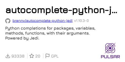 Autocomplete Python Jedi