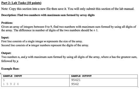 Solved Part 2 Lab Tasks 10 Points Note Copy This Section