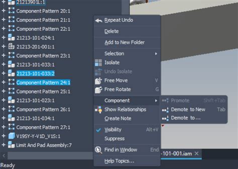 Demote Component To Target Subassembly Autodesk Community