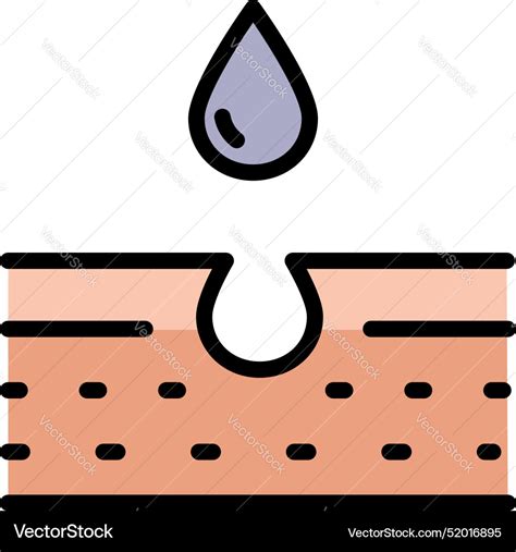 Pore Cleansing Color Icon Facial Skin Care Vector Image