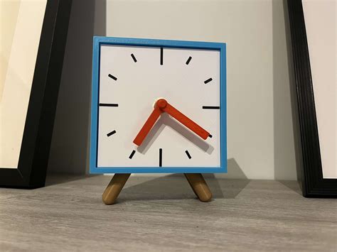 Modern Modular Rectangular Clock By Cobalt Download Free Stl Model