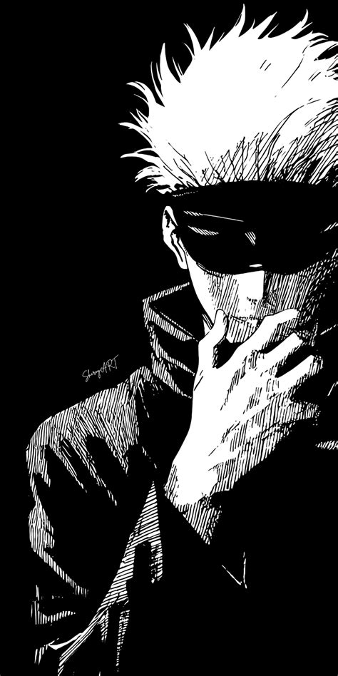 Gojo Satoru Wallpaper Black Artofit