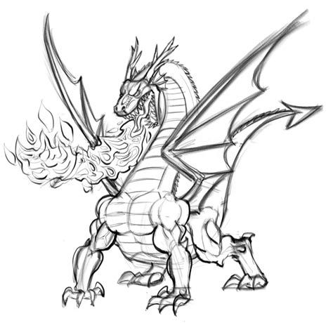 9 Fire Breathing Dragon Coloring Pages References Bafsvzv