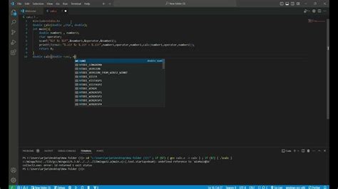c program basic calculator with switch case youtube