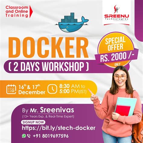 Sreenu Technologies On Linkedin Docker Workshop Online Classroom