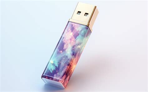 Premium Photo USB Flash Drive In Isolation
