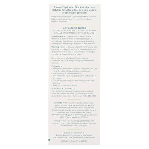 Buy Biotrue Hydration Plus Multi Purpose Contact Lens Solution 10oz Online At Lowest Price In