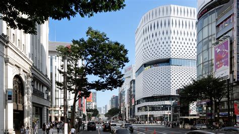 Klein Dythams Ginza Place Features Latticed Facade Inspired By Traditional Japanese Crafts