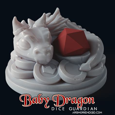 Archivo Stl Gratuito Bebé Dragón Guardián・idea De Impresión 3d Para