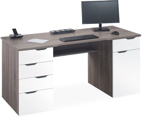 Download Γραφειο Με Συρταρια Λευκο Full Size Png Image Pngkit