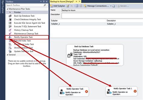 Backup Sql Databases To Azure Using The Database Maintenance Plan
