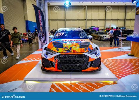Audi Rs3 Lms Tcr Race Car Displayed At The Elite Showcase 2024