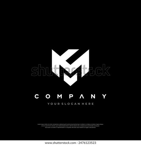 130 E And M Letter Mark Circle Abstract Logo Stock Vectors And Vector