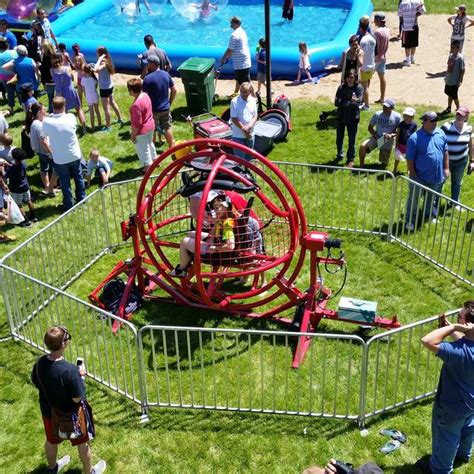 Human Gyroscope Rides Airbound