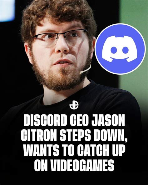Dexerto Jason Citron Cofounder Of Discord Is Stepping Down As Ceo And Handing The Reins To