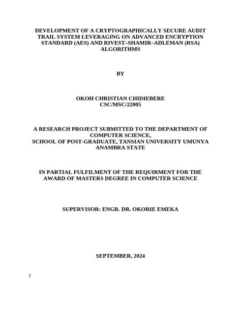 Development Of A Cryptographically Secure Audit Trail System Leveraging Advanced Encryption