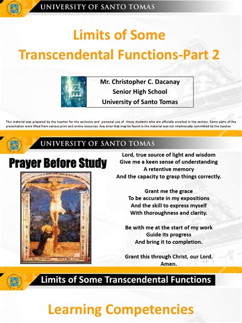 Limits Of Trig Functions And Special Limits Pdf Function