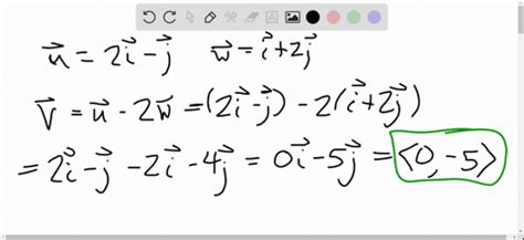 SOLVED Vector Operations In Exercises Find The Component Form Of V And Sketch The