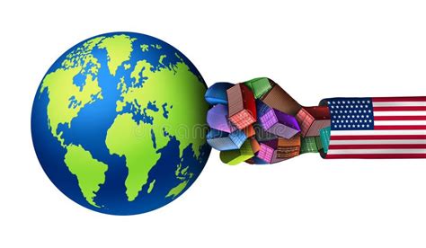 Us Trade War Stock Illustration Illustration Of Politics 358805614