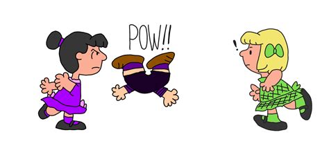 Violet Slaps Schroeder By Nellyvelazdraws2011 On Deviantart