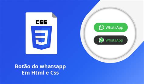 Botão Do Whatsapp Html E Css