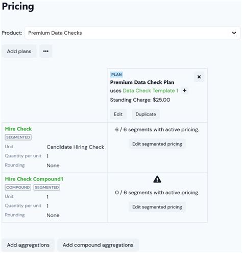 Pricing Plans Using Segmented Aggregations M3ter Documentation Pricing Plans Using Segmented Aggregations M3ter Documentation