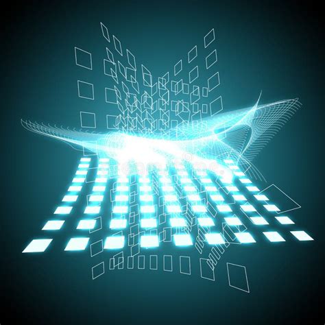 Blue Gradient Cube Stock Illustrations 14503 Blue Gradient Cube