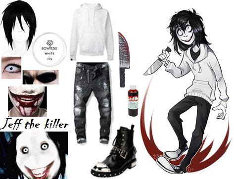 Creepypasta Jeff The Killer Cosplay Clothing Footwear And Accessories