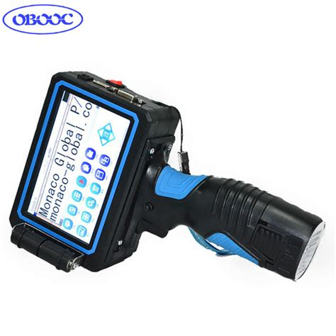 Multifunction Convenient Touch Screen Handheld Inkjet Expiry Date Code Printer Handheld Coding