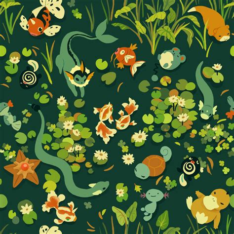 Grass Type Pokémon Wallpapers Wallpaper Cave
