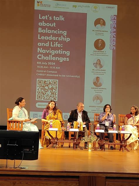 Gunavathi R On Linkedin Women Leadership Conclave Christ University