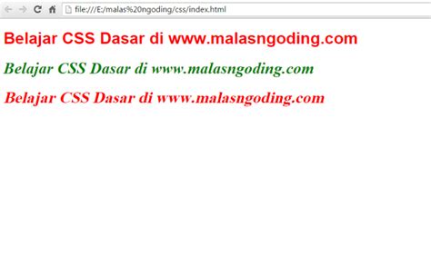 Belajar CSS Part Mengatur Font Dengan CSS Malas Ngoding