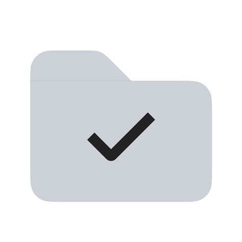 Folder Check Vector Svg Icon Svg Repo